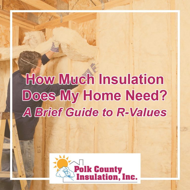 How Much Insulation Does My Home Need? A Brief Guide to R-Values | Polk ...